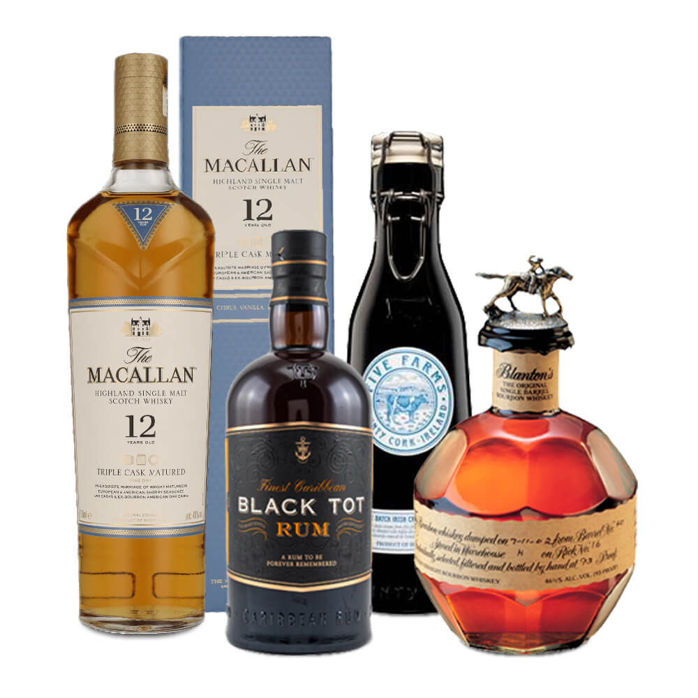 Spirtuosen Bundle Scotch Single Malt - Bourbon - Rum - Cream Likör