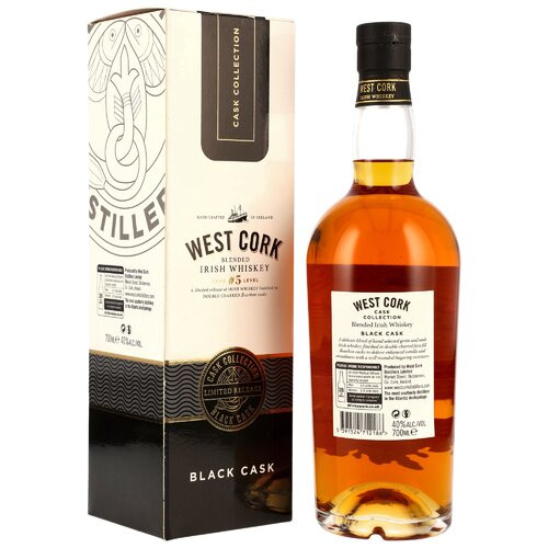 West Cork Black Cask Blended Irish Whiskey