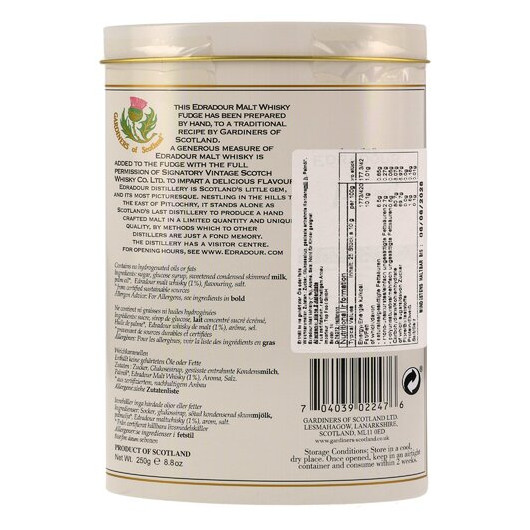 Whisky Fudge mit Edradour Whisky - 250g